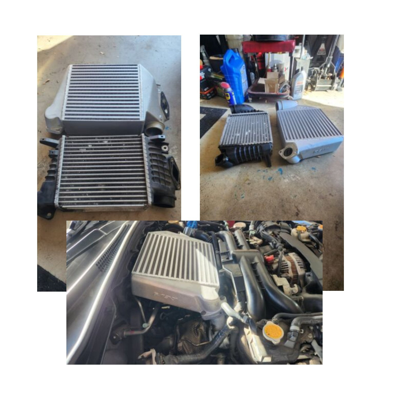 Rev9Power: Gen2 Turbo Top Mount Intercooler for Subaru Impreza WRX (GRA ...