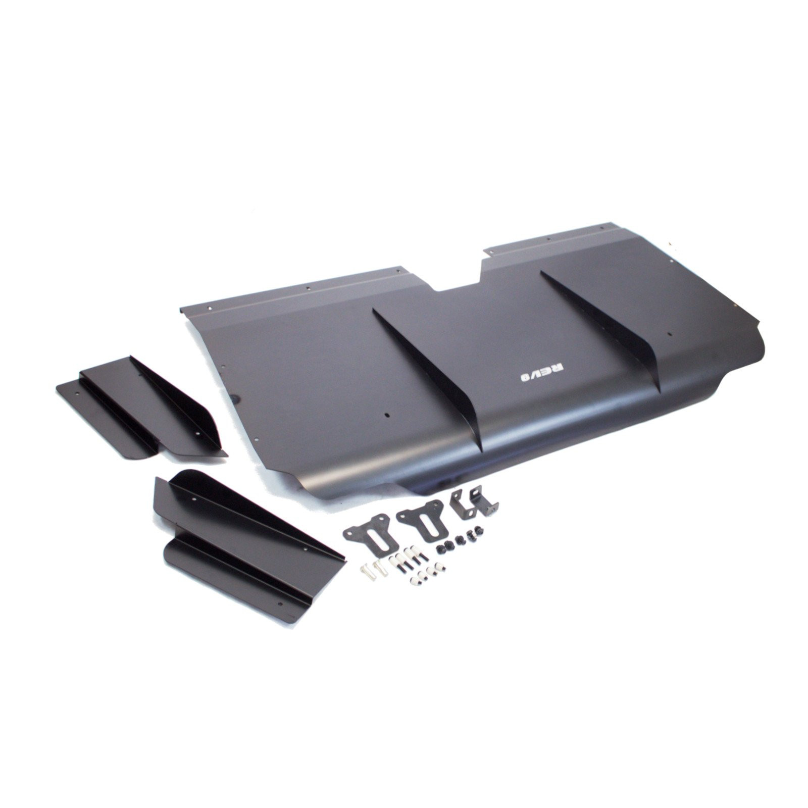 Rev9Power: Aluminum Rear Diffuser Set for Toyota 86 ZN6 2017-2020 (Black)